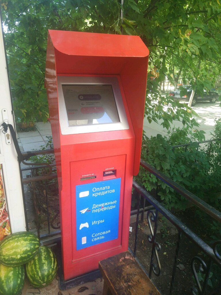 Ödeme terminali QIWI, Simferopol (Akmescit), foto