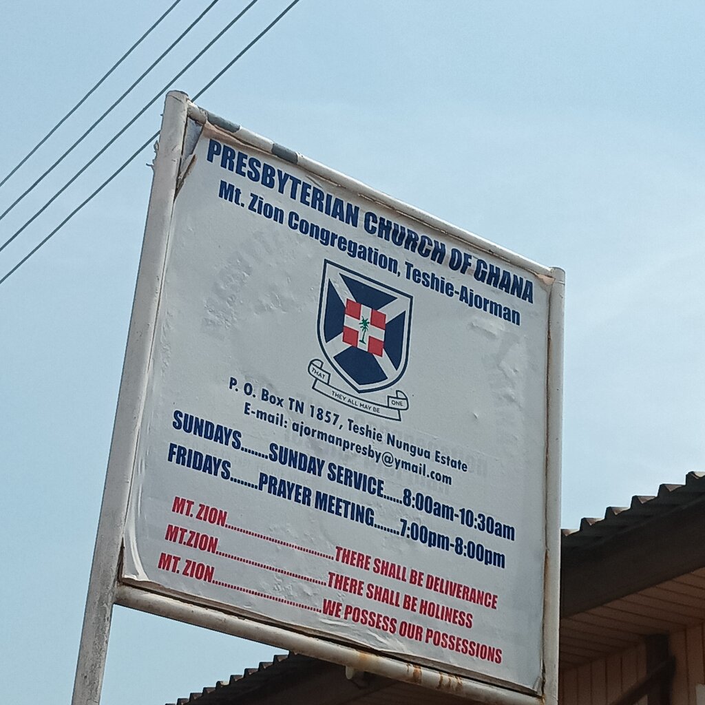 Protestan kilisesi Presbyterian Church Of Ghana Ajorman C Ongregation, Dünya, foto