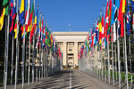 Palais des Nations (Geneva, Parc de I'Ariana), uluslararası kurumlar  Cenova'dan