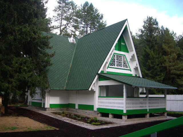 Yazlık ev inşaatı Vayma, Kirov, foto