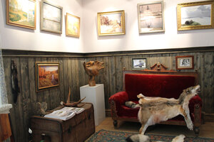 Tver Regional Art Gallery, Center of Culture and Art dacha Chaika by artist V.K. Byalynitsky-Biruli (Tver Region, Udomelskiy munitsipalny okrug), müzeler ve sanat galerileri  Tverskaya oblastından