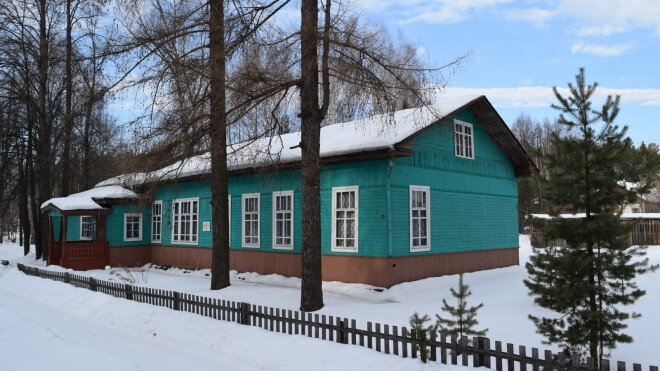 Müzeler ve sanat galerileri Podosinovsky krayevedchesky muzey Mkuk, Kirovskaya oblastı, foto
