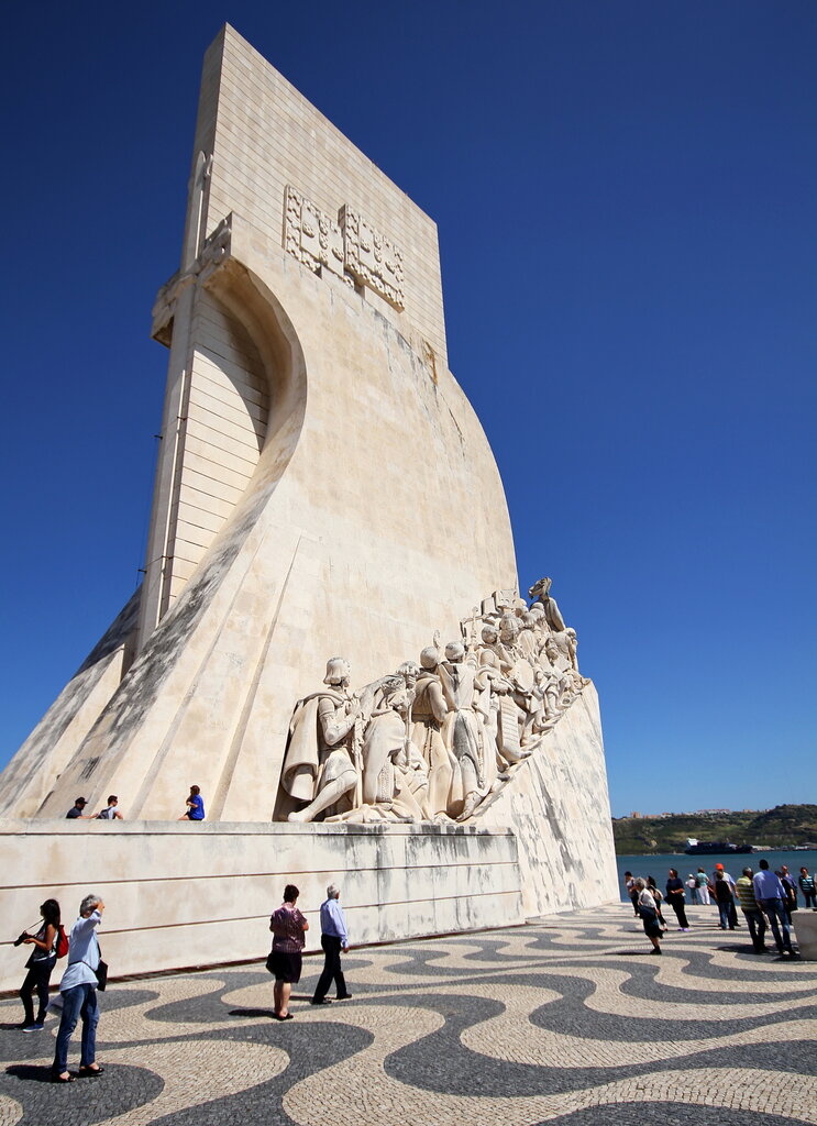 Anıt, heykel Padrão dos Descobrimentos, Lizbon, foto
