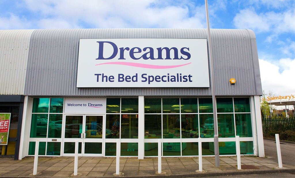 Mobilya mağazaları Dreams Waterlooville, İngiltere, foto