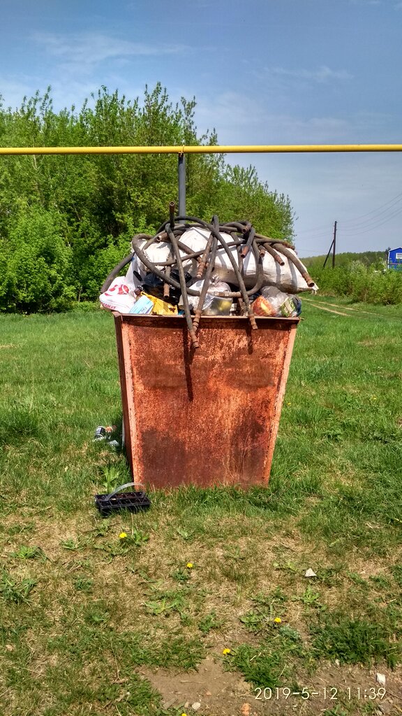 Çöp alanları Trash and garbage disposal area, Çuvaşya, foto