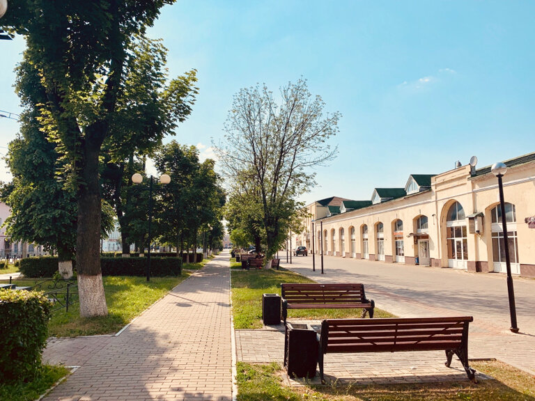 Kültür ve eğlence parkları Leninskiy Public Garden, Mojaysk, foto