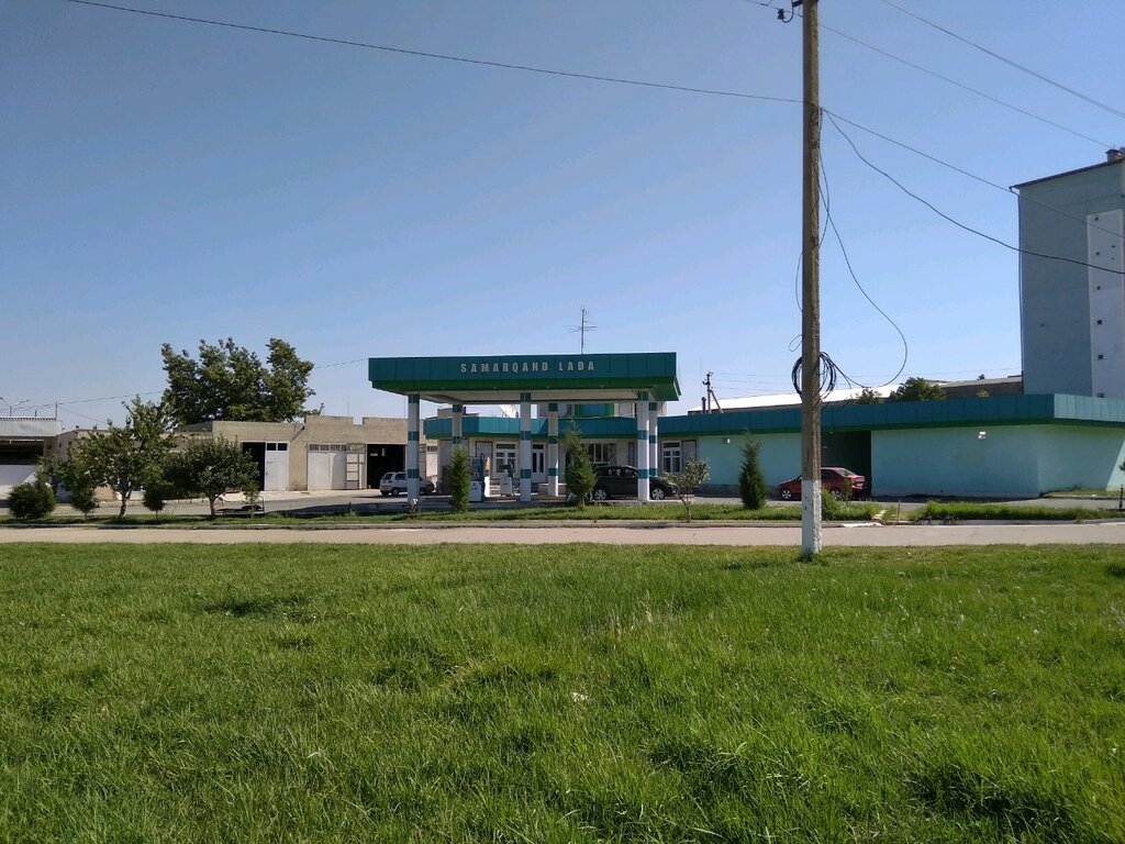 Benzin istasyonu Samarqand Lada, Semerkant, foto