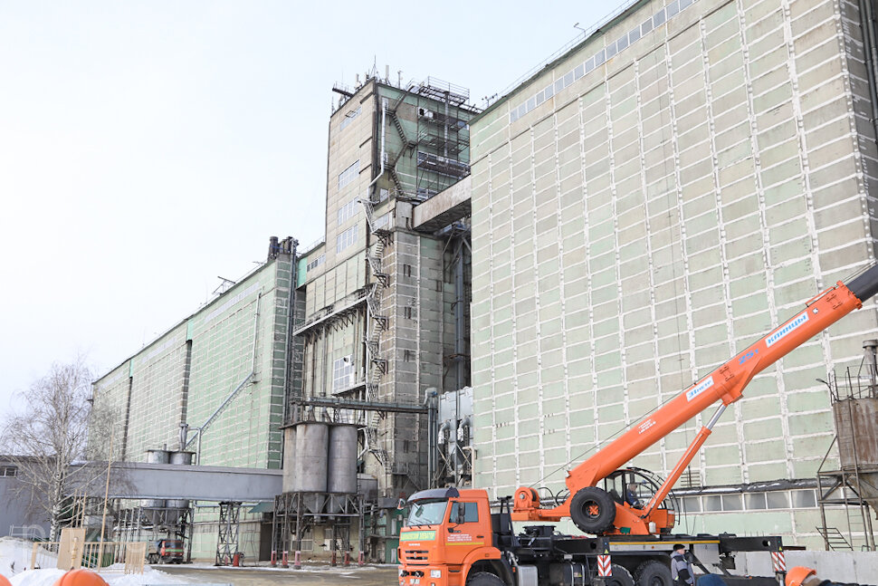 Silo Bashmakovski elevator, Penzenskaya oblastı, foto
