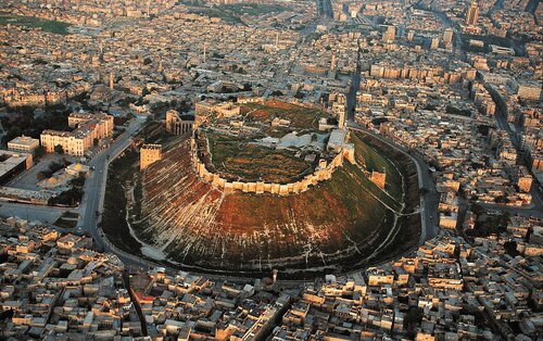 Aleppo Citadel, landmark, attraction, Aleppo Governorate, Halab, Old ...