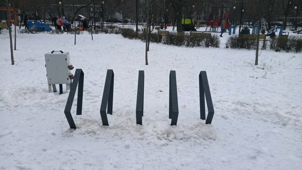Bisiklet park yerleri Bicycle parking, Moskova, foto