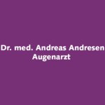Dr. med. Andreas Andresen Augenarzt (Frielinghausstraße No:8, Bochum), optik cihazlar ve ekipmanlar  Bochum'dan