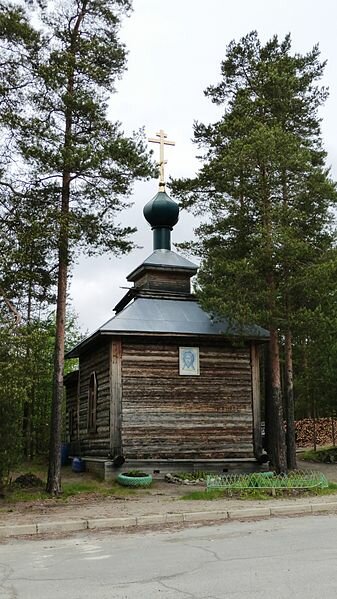 Mezarlıklar Besovetskoye Kladbishche, Karelya, foto
