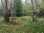 Barbecue area (Kaluga Region, selskoye poseleniye Sovkhoz Borovskiy), mangal veya barbekü alanı  Kalujskaya oblastından