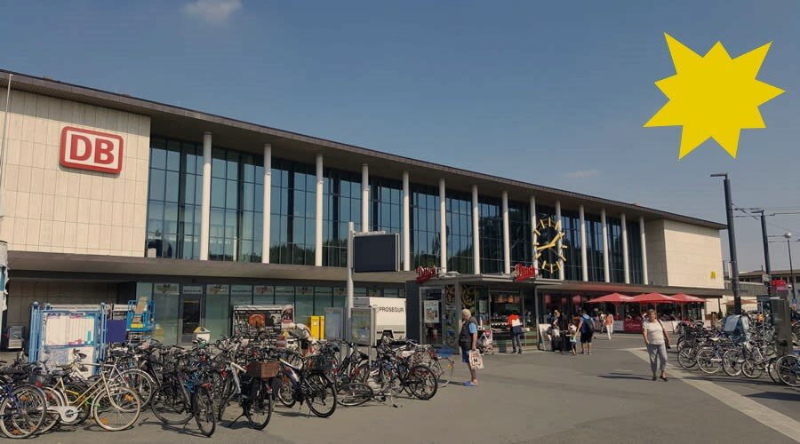 Tren istasyonu Würzburg Süd, Wurzburg, foto