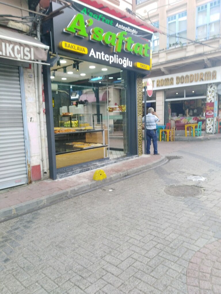 Pasta, şekerleme ve tatlı Baklavacı Anteplioğlu A'saftat, İstanbul, foto