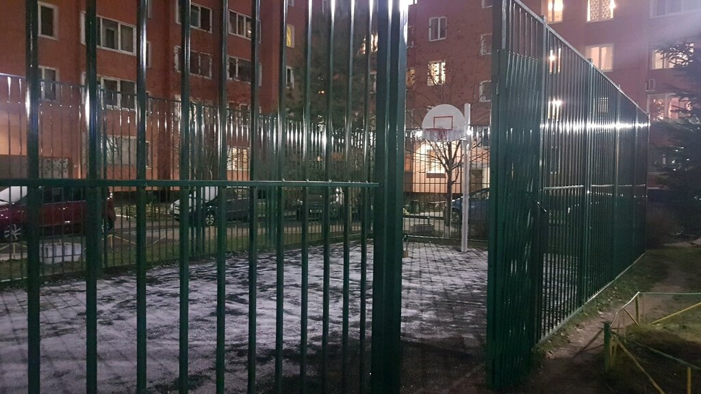 Spor alanı Площадка для уличного баскетбола, Saint‑Petersburg, foto