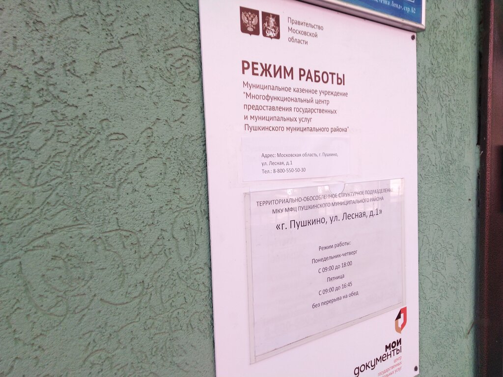 Belediye ve kamu hizmetleri merkezi УРМ г. Пушкино МФЦ Пушкинского муниципального района, Puşkino, foto