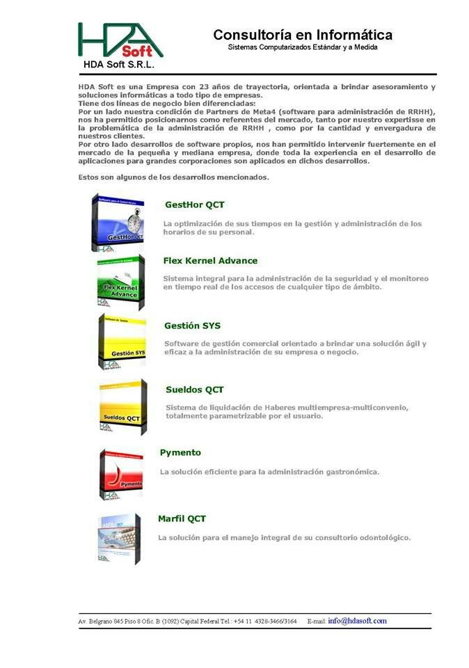 Bilgisayar mağazaları Hda Soft Srl, Buenos Aires, foto