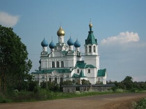 Church of Demetrius of Thessaloniki v Gorodne (Novgorod Region, Batetskiy District, derevnya Gorodnya), ortodoks kiliseleri  Novgorodskaya oblastından
