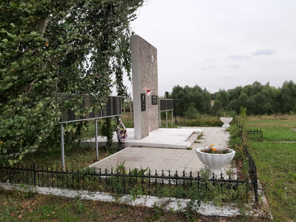 Anıt, heykel Обелиск павшим воинам Великой Отечественной войны, Riazanskaya oblastı, foto