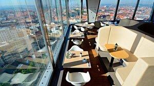 Oblaca restaurant (Prague, Mahlerovy sady), restoran  Prag'dan