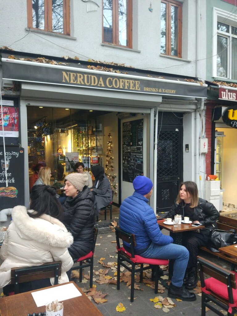 Kahve dükkanları Neruda Coffee, İstanbul, foto