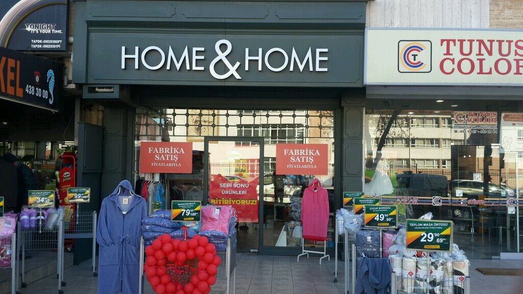 Ev tekstili mağazaları Home & Home, Ankara, foto