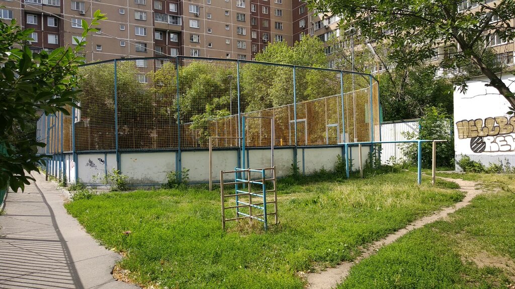 Spor alanı Katok Dvorovaya ploshchadka, Moskova, foto