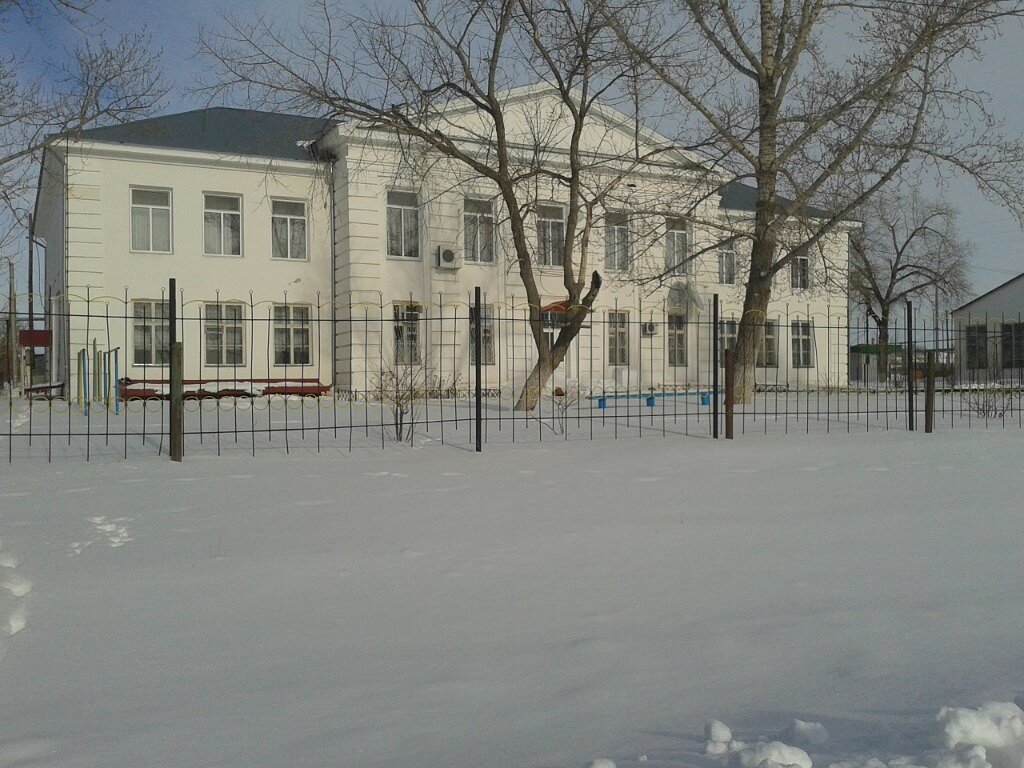 Ortaokul Januartsevskaya school, Batı Kazakistan eyaleti, foto
