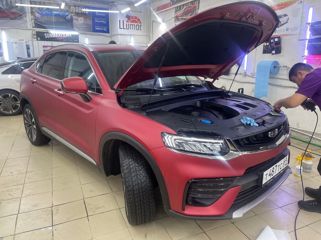 Araç camlarının renklendirilmesi Tonirovka avtostekol, Moskova, foto