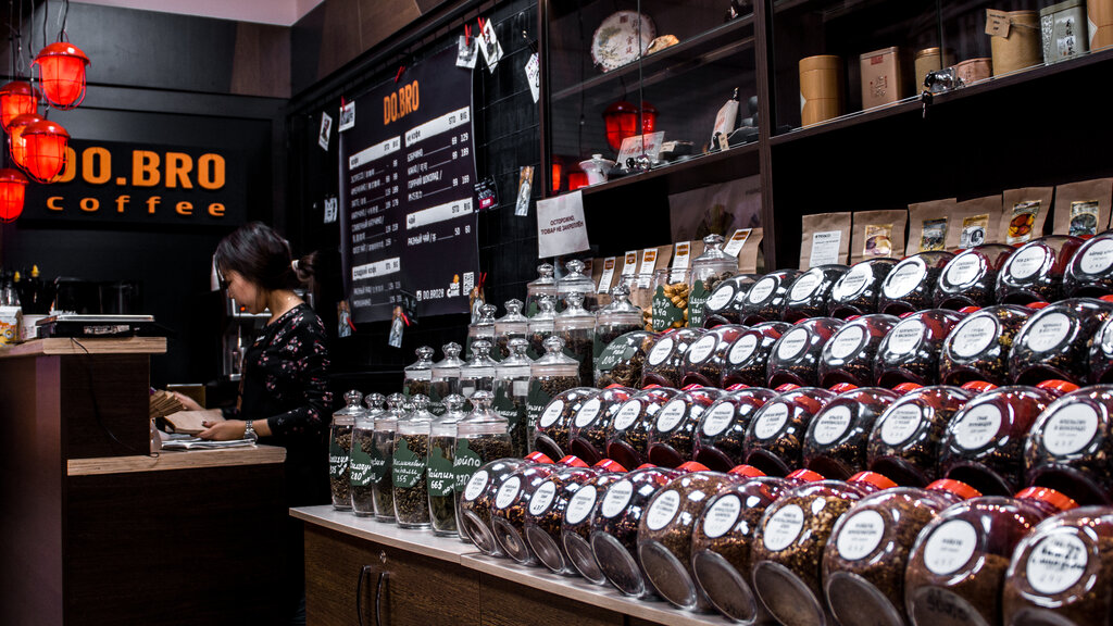 Kahve dükkanları Do. Bro Coffee, Blagoveshchensk, foto