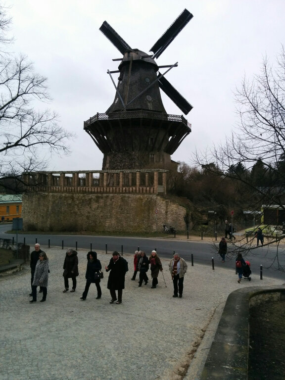 Turistik yerler Историческая мельница Сан-Суси, Potsdam, foto