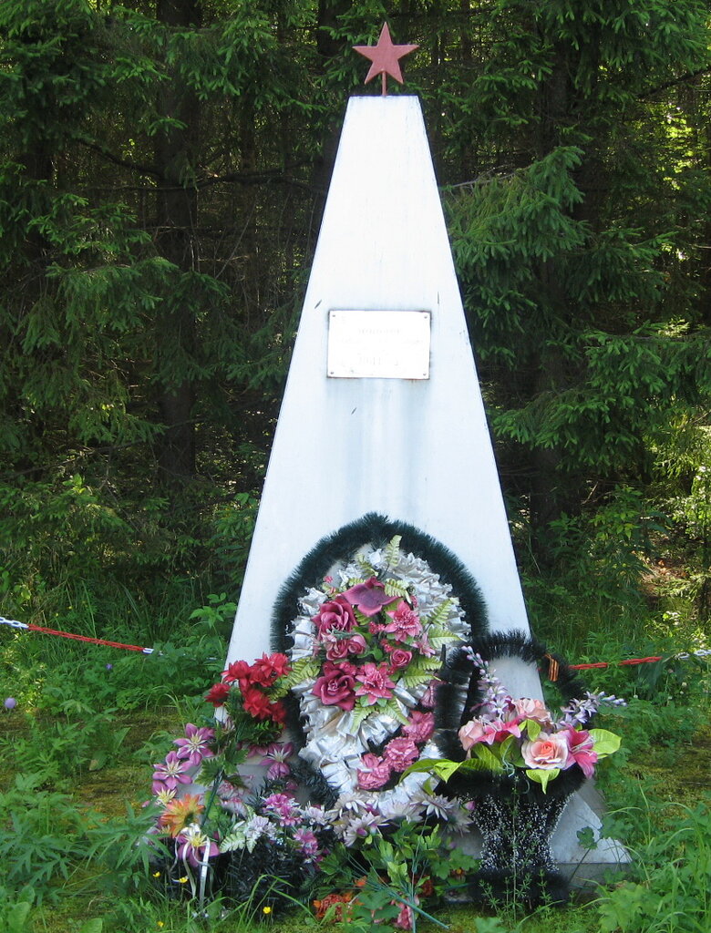 Anıt, heykel Братская могила солдатам РККА, Vologodskaya oblastı, foto