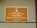 Герою Советского Союза Емлютину Д.В. (ulitsa imeni D.V. Yemlyutina No:51), anıt levhası, anıt taş  Saratov'dan