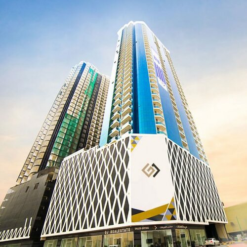 Photo: Al Sumaria Towers, building constructions, Ajman, Ajman — Yango Maps