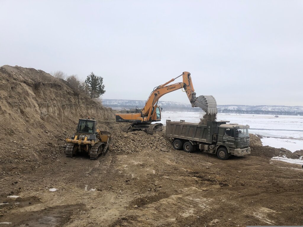 Endüstriyel mineraller Карьер Усольский Задорожненский, İrkutskaya oblastı, foto