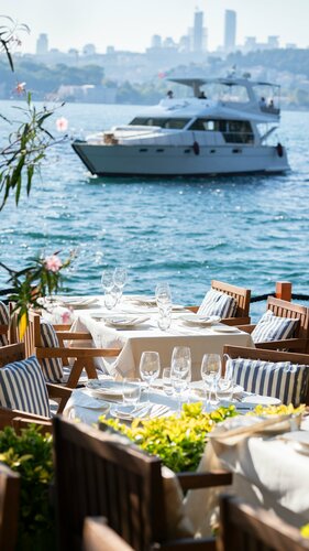 Lacivert Restaurant, restaurant, Istanbul, Beykoz, Anadolu Hisari ...