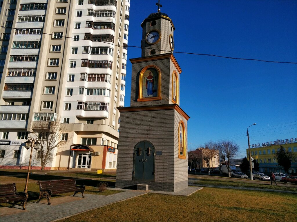 Şapel, haç anıtı Часовня Добровест, Gomel, foto