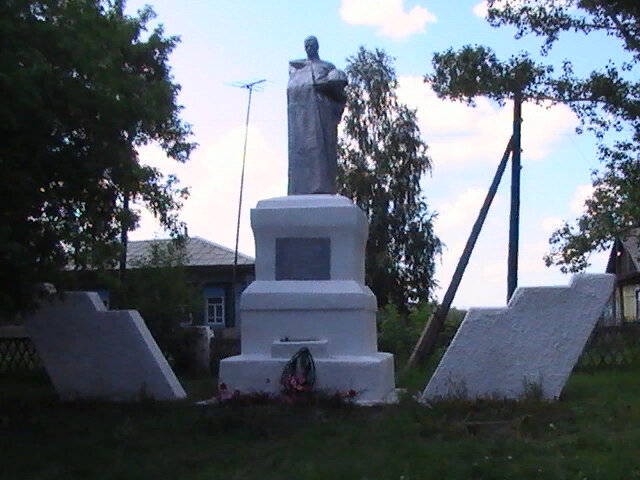 Anıt, heykel Воинам, погибшим в годы Великой Отечественной войны, Altayski krayı, foto