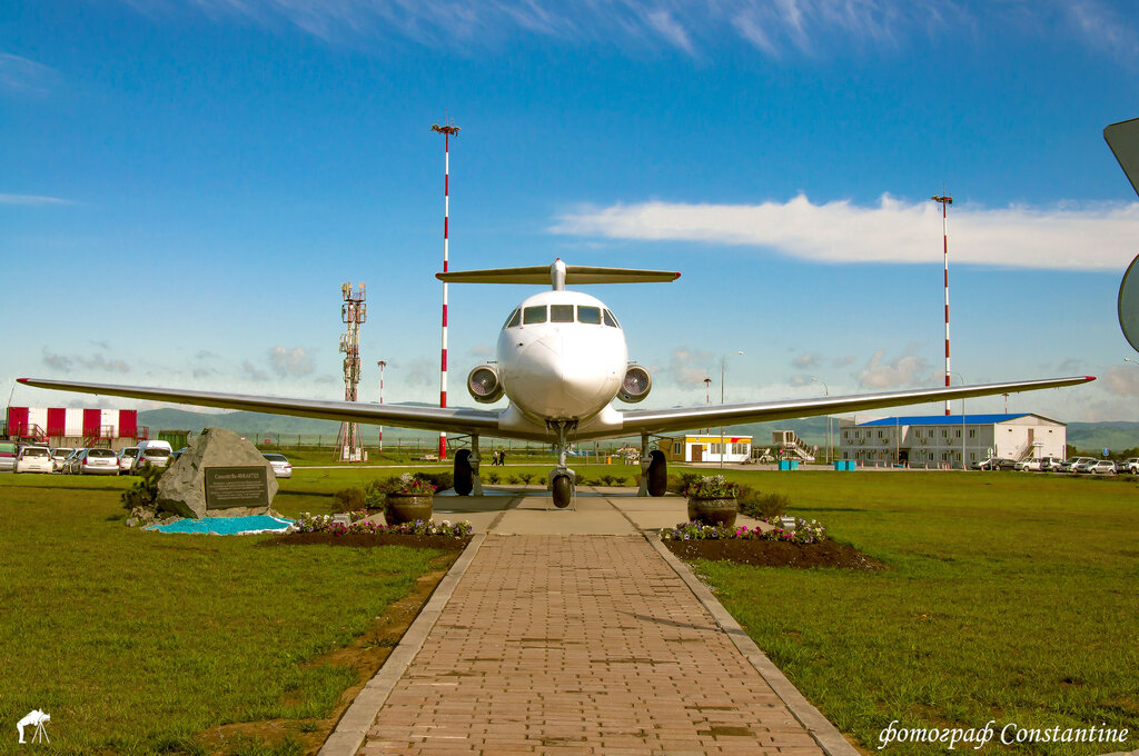 Teknoloji anıtı Пассажирский самолëт Як-40, Primoriye, foto