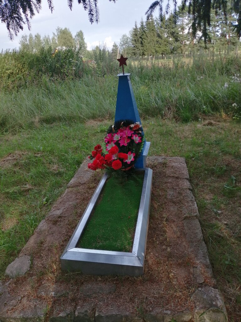 Anıt, heykel Братская могила советских воинов, павших в боях с фашистскими захватчиками, Smolenskaya oblastı, foto