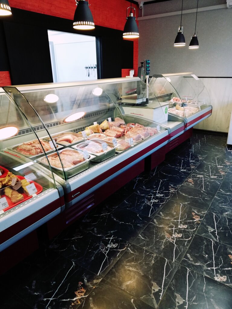 Kasap, şarküteri Новый мясной, Meşçovsk, foto