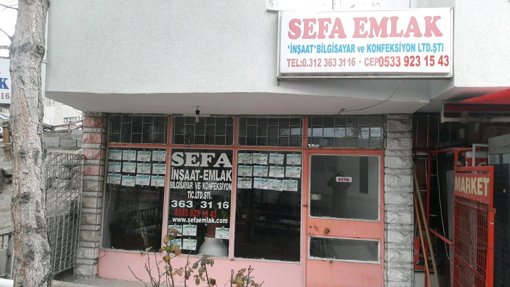 Emlak ofisi Sefa Emlak, Ankara, foto
