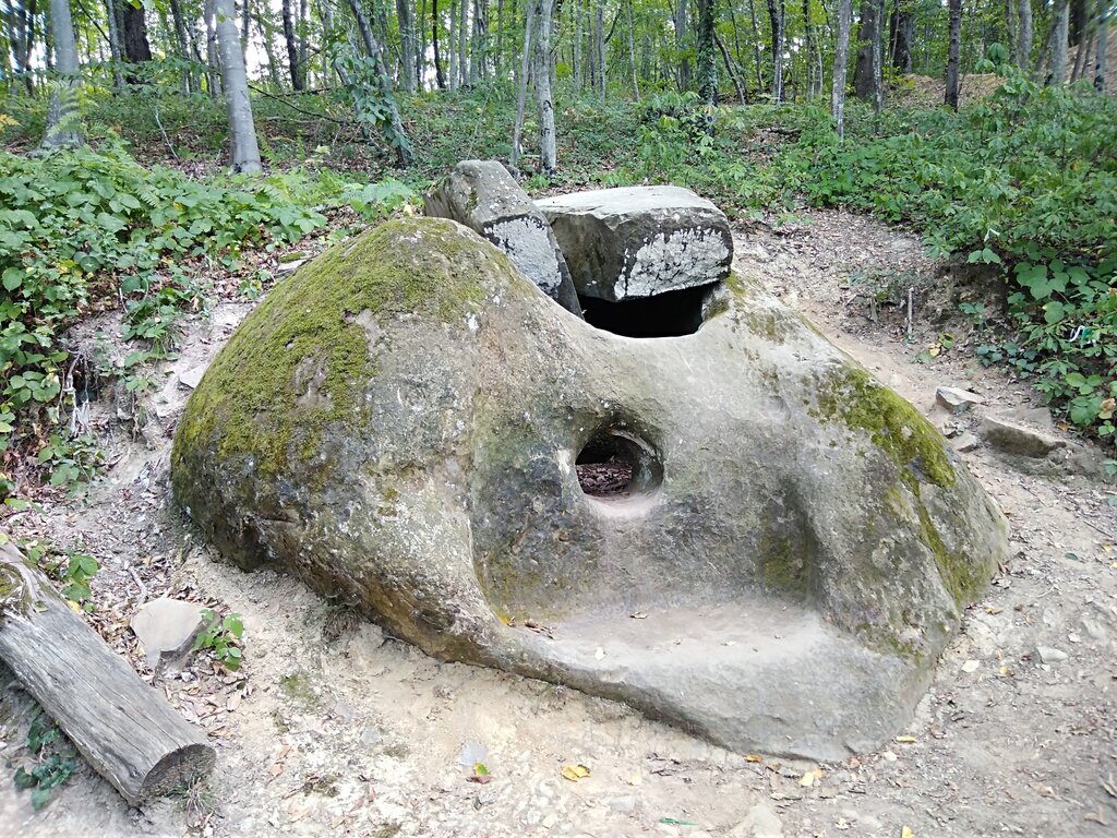 Turistik yerler Свирский дольмен, Soçi, foto