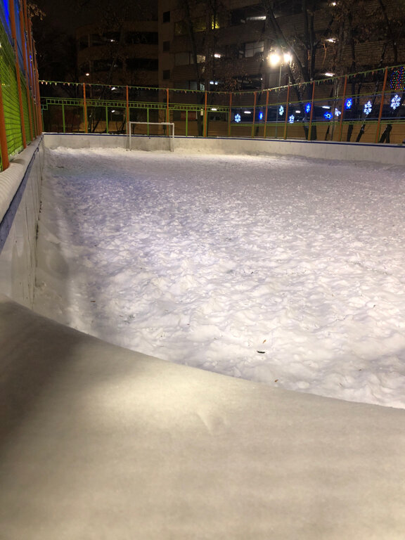 Buz pateni pistleri Ice rink, Moskova, foto
