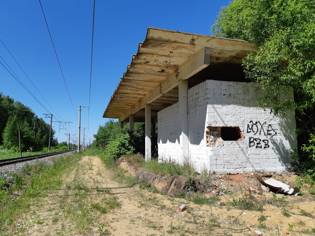 Tren istasyonu остановочный пункт 328 километр, Moskova ve Moskovskaya oblastı, foto