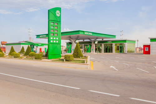Benzin istasyonu Azpetrol, Ağdaş, foto