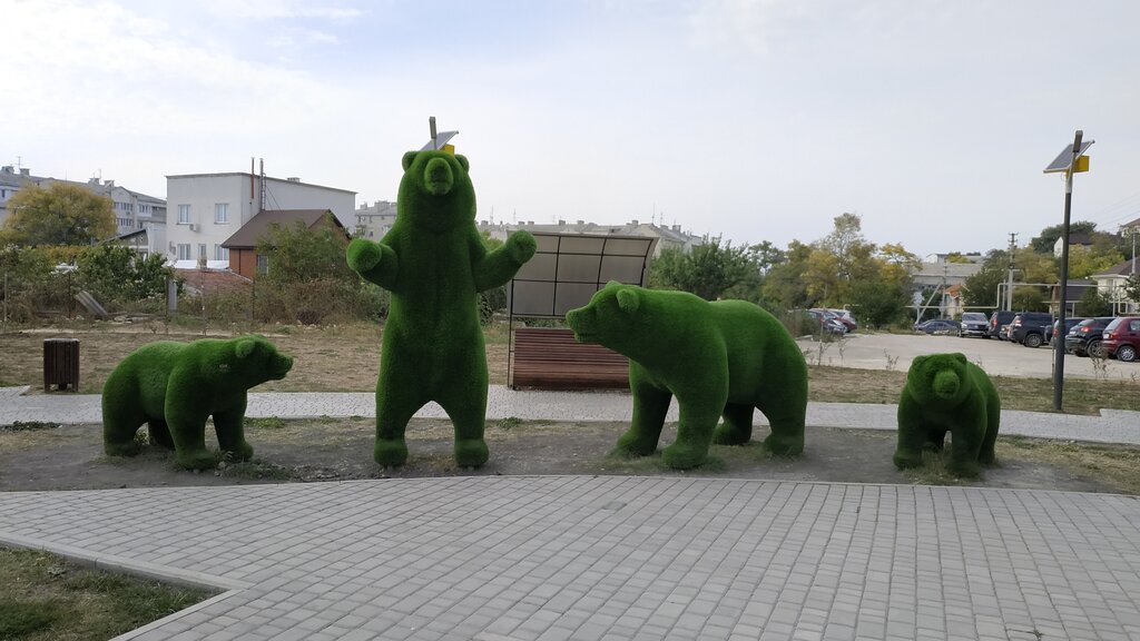 Turistik yerler Зелёные медведи, Sevastopol, foto