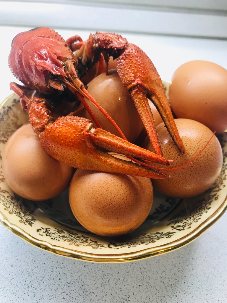 Balık ve deniz ürünleri Раки и Яйца, Voronej, foto