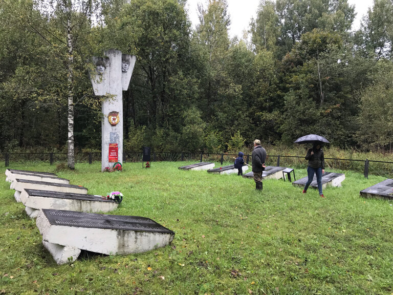 Anıt, heykel Хотемля-1, Vitebskaya oblastı, foto